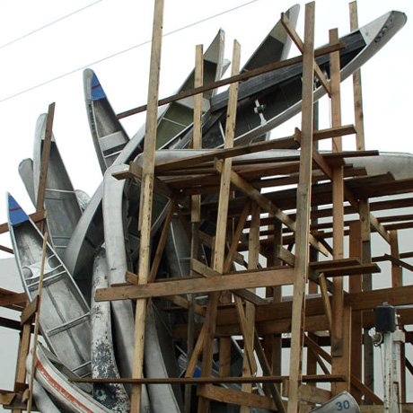 Christopher Fennell, Sculptor · Canoe Wave