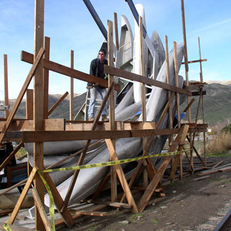 Christopher Fennell, Sculptor · Canoe Wave