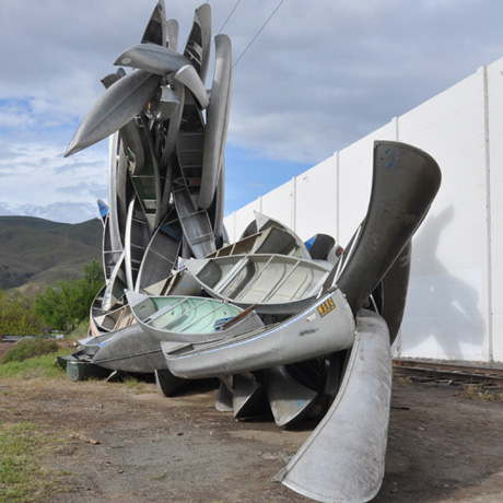 Christopher Fennell, Sculptor · Canoe Wave