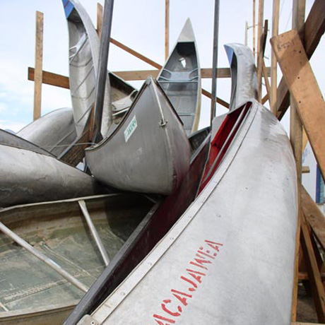 Christopher Fennell, Sculptor · Canoe Wave