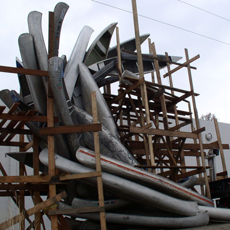 Christopher Fennell, Sculptor · Canoe Wave