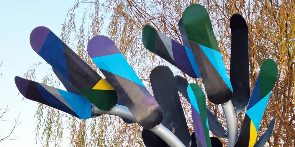 Christopher Fennell, Sculptor · Skate Leaves